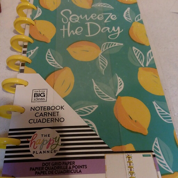 The Happy Planner | Accessories | Squeeze The Day Half Sheet Notebook ...